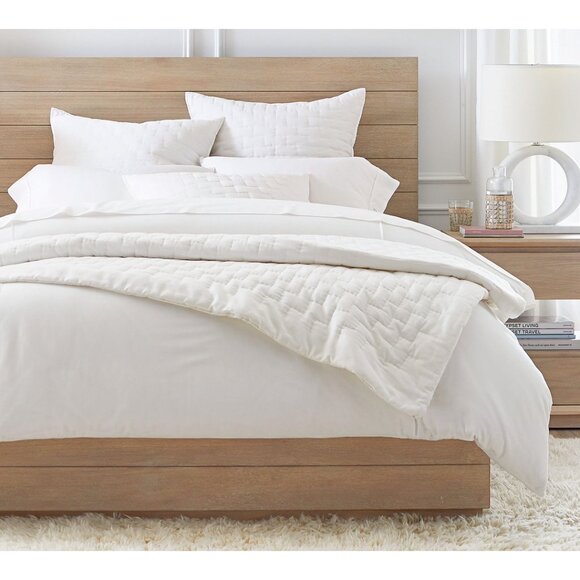 Pottery Barn | Bedding | Pottery Barn Bliss Handcrafted Linen Cotton ...